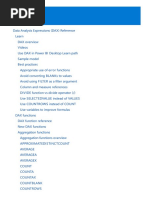 DAX Functions List Quick Reference | PDF | Trigonometric Functions | Sine