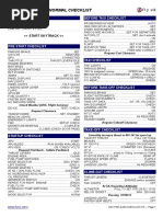 Normal Checklist A320 | PDF | Aerospace | Aviation Safety