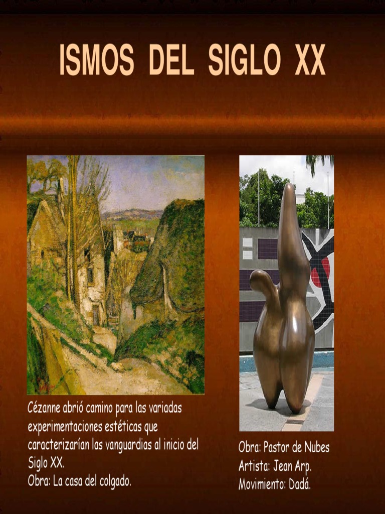 Ismos Del Siglo XX | PDF | Vanguardia | Impresionismo