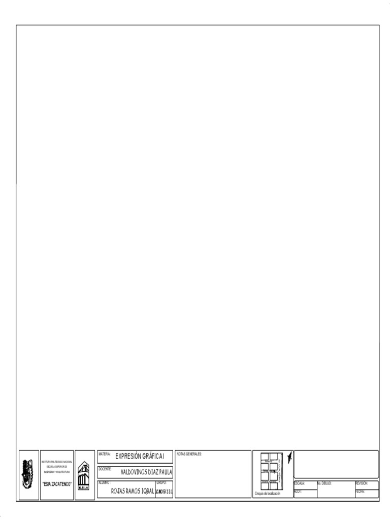 Hoja Carta Autocad Pdf