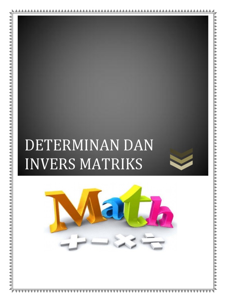 Materi Determinan Matriks | PDF