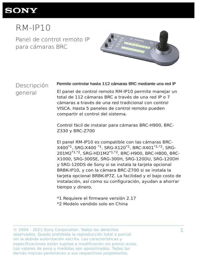 RM Ip10 | PDF | Sony | Ciencias de la Computación