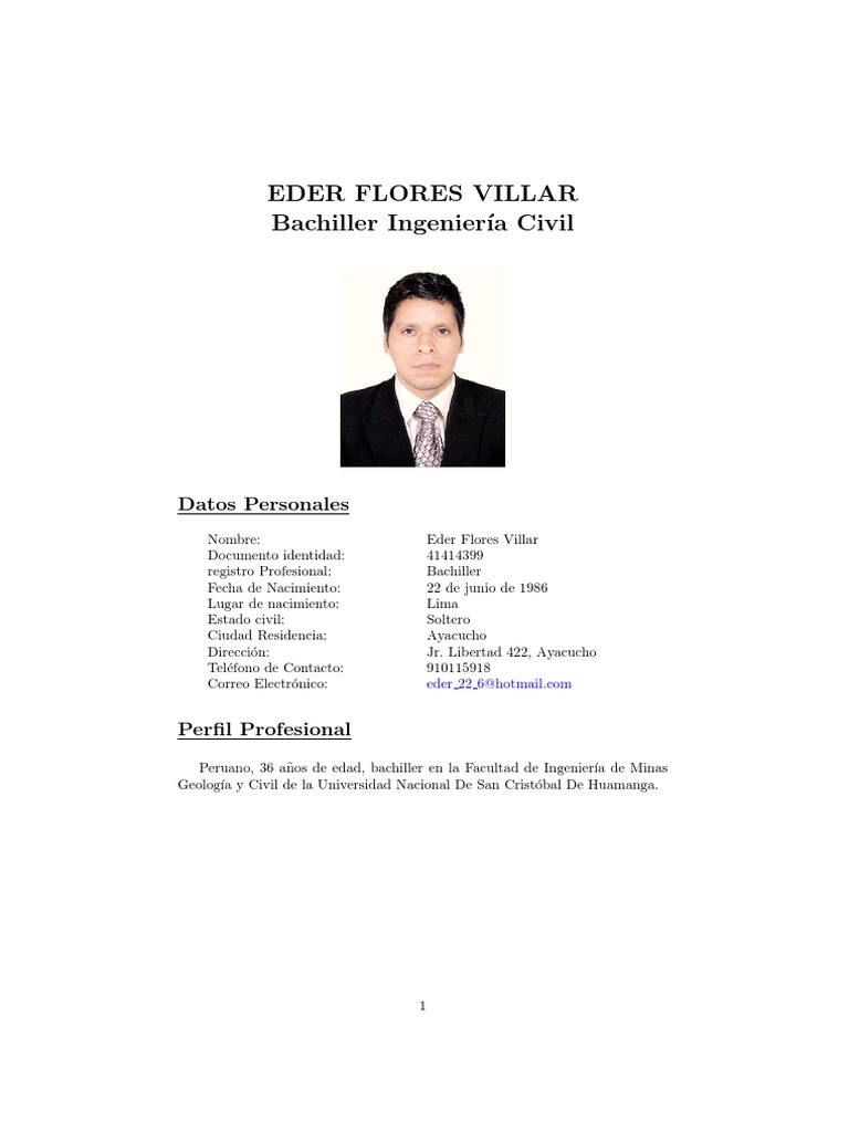 Curriculum Eder | PDF