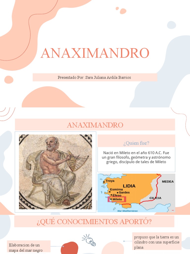ANAXIMANDRO | PDF | Filosofía griega antigua | Metafísica