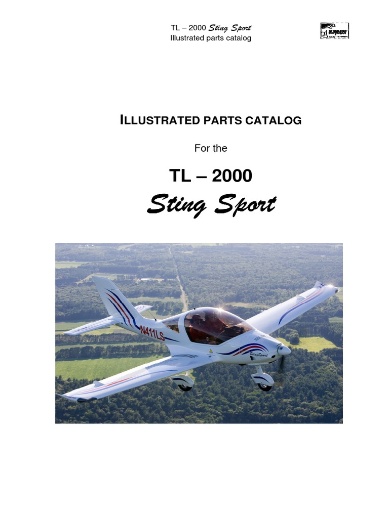 Illustrated Parts Catalog For TL 2000 Sting | PDF | Flight Control ...