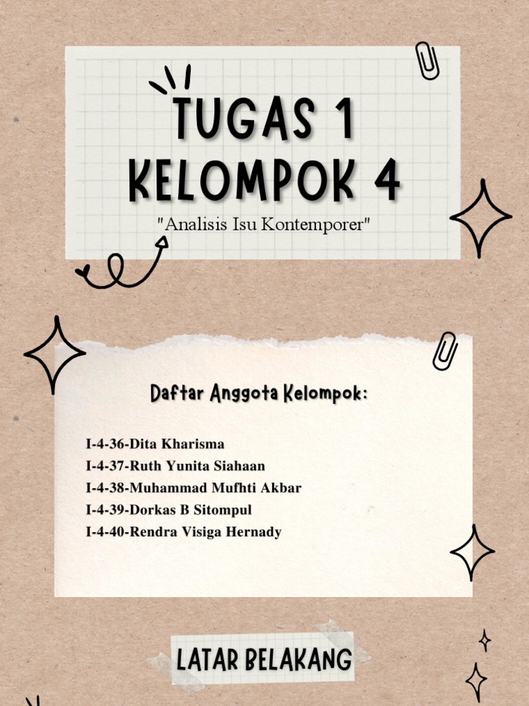 Analisis Isu Kontemporer - Kelompok IV | PDF