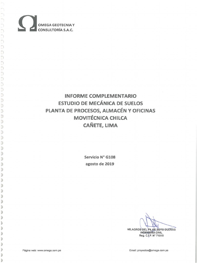 Informe Complementario Ems | PDF