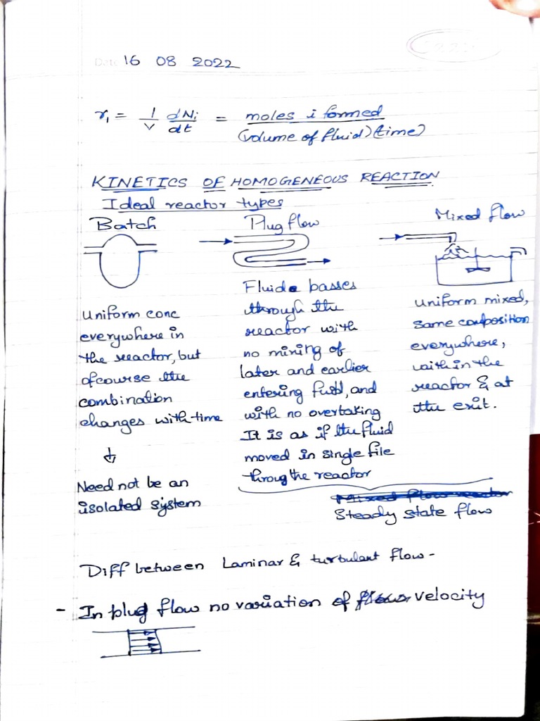 Reactor sizing notes | PDF