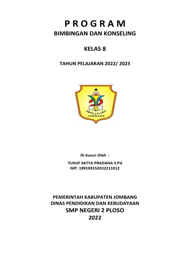 Program BK Kelas 8 Ploso | PDF | Karier & Perkembangan