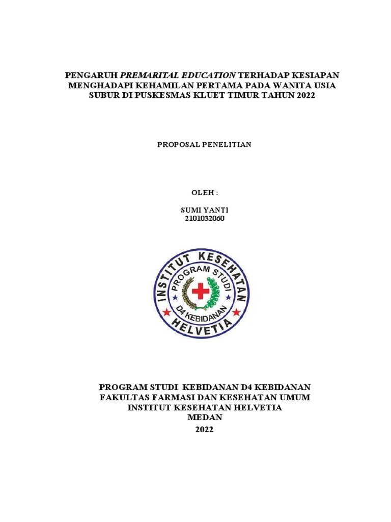 Proposal Sumi | PDF | Pengembangan Diri | Kesehatan Holistik