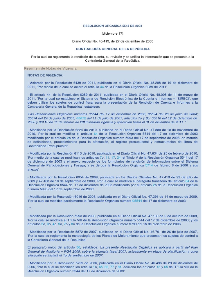 (Diciembre 17) Diario Oficial No. 45.413, de 27 de Diciembre de 2003 | PDF | Gobierno