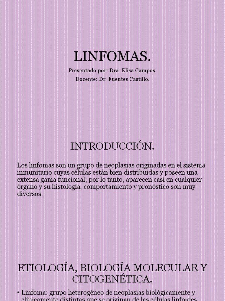 Linfomas R3 | PDF | Linfoma | Cáncer