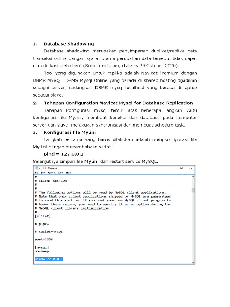 Panduan Replikasi Database MySQL | PDF