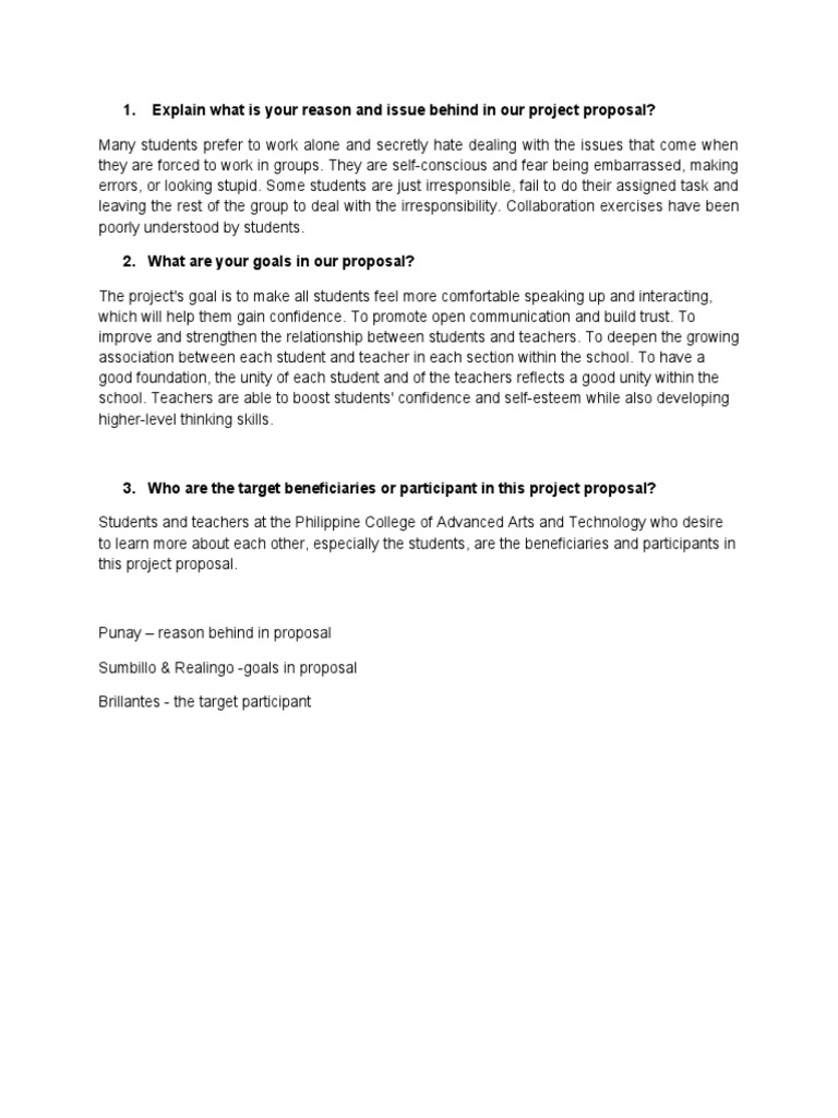 Project Proposal | PDF