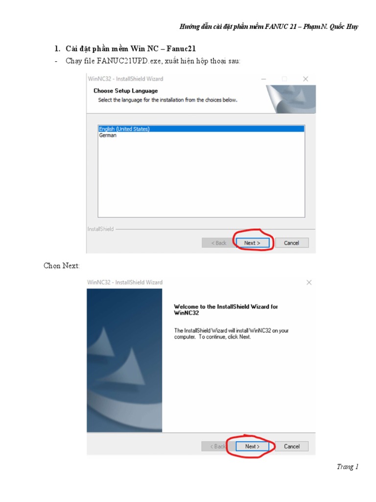 HD Cai Dat WIn NC | PDF