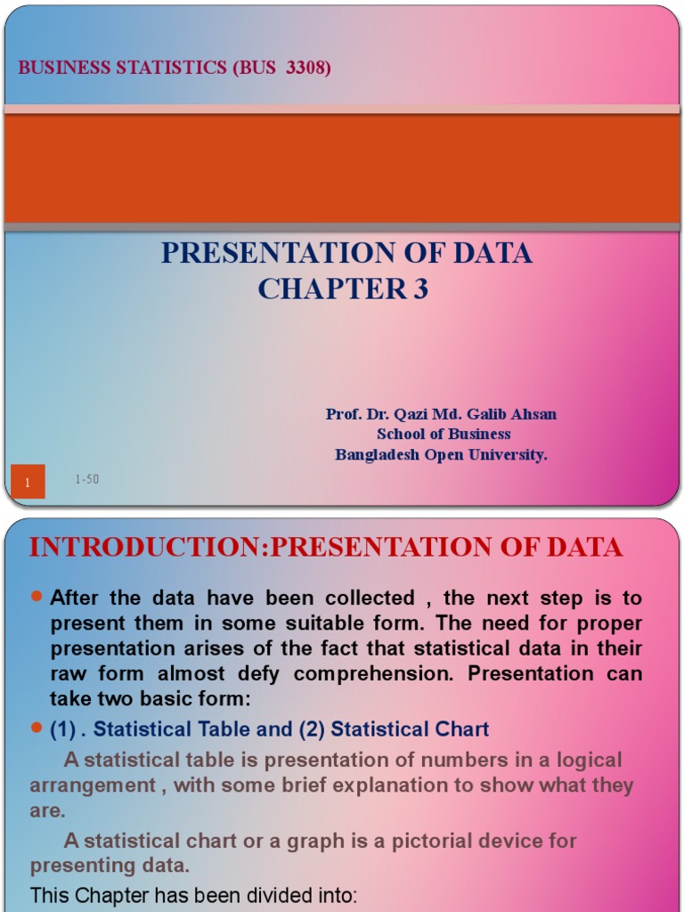 PMBA. Business Statistics. BUS 3308 Chapter 3.summer 2022 | PDF ...