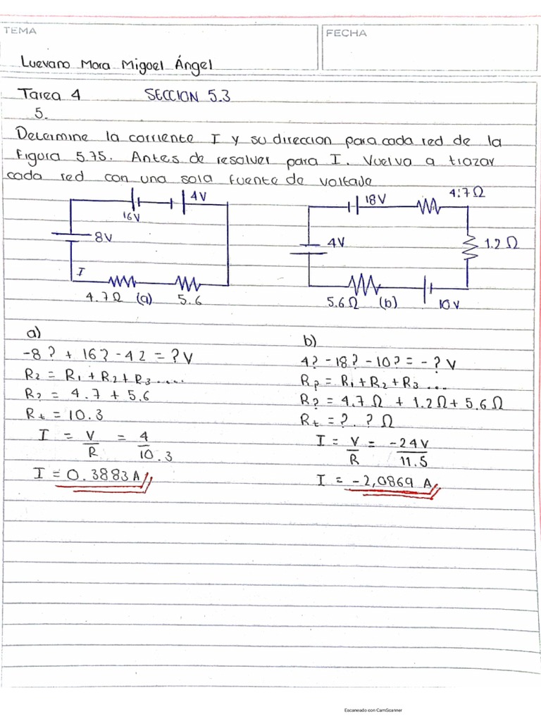 Tarea 3 Circuitos Eléctricos de CD | PDF