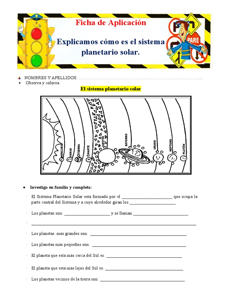4° Ficha Día 4 Cyt Explicamos Cómo Es El Sistema Planetario Solar | PDF ... 4° Ficha Día 4 Cyt Explicamos Cómo Es El Sistema Planetario Solar | PDF ...