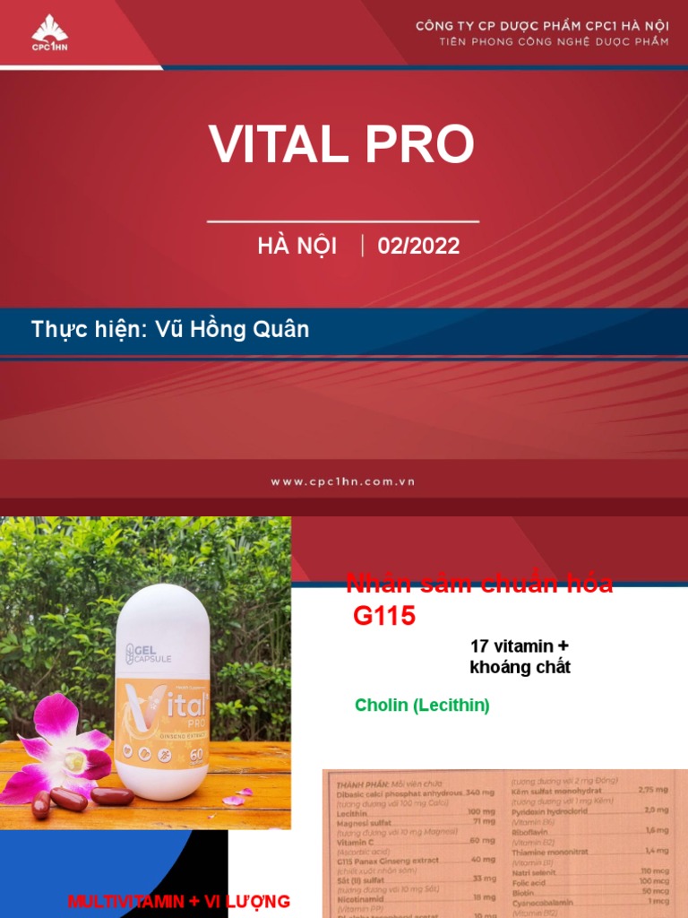 Vital Pro | PDF