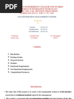 Zoo Management System | PDF | Php | My Sql