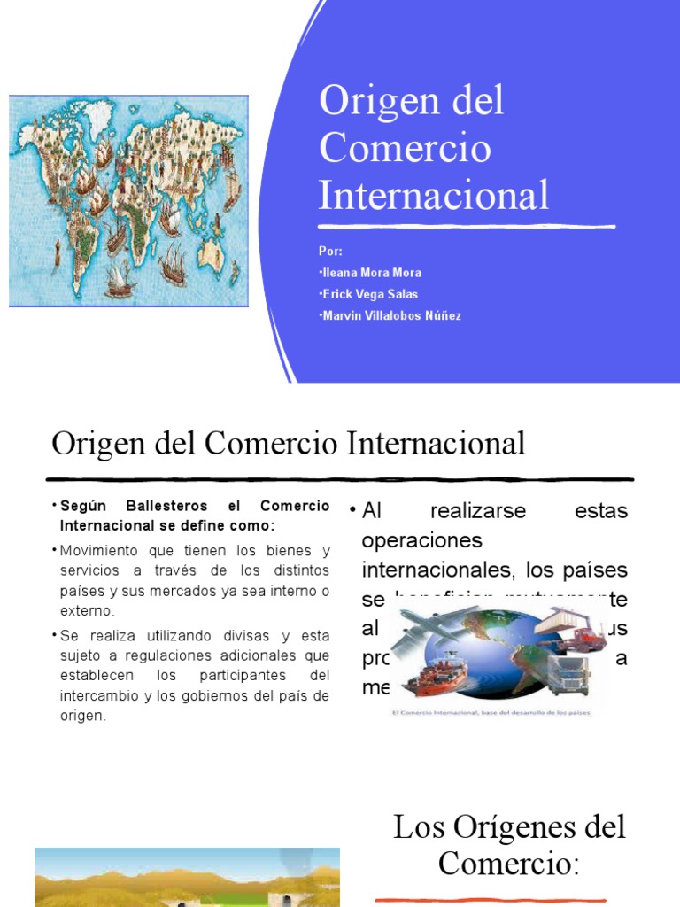 Origen Del Comercio Internacional. | PDF | Comercio | El comercio internacional