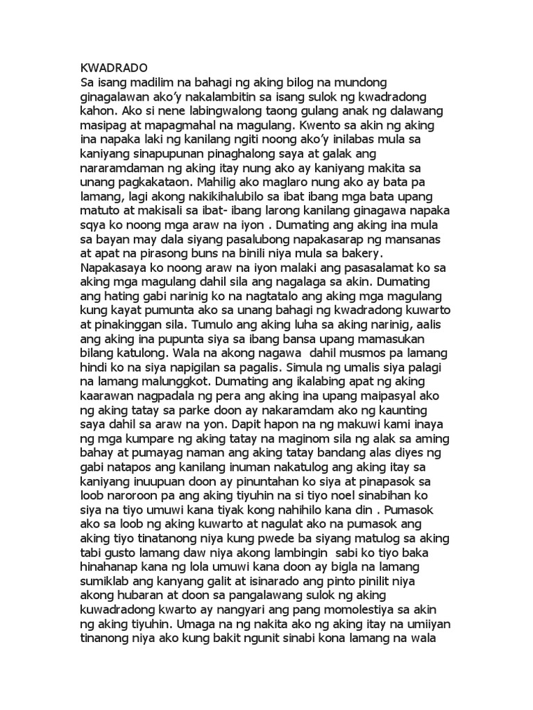 KWADRADO Filipino 2 | PDF