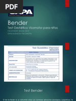Protocolo BENDER Adultos | PDF