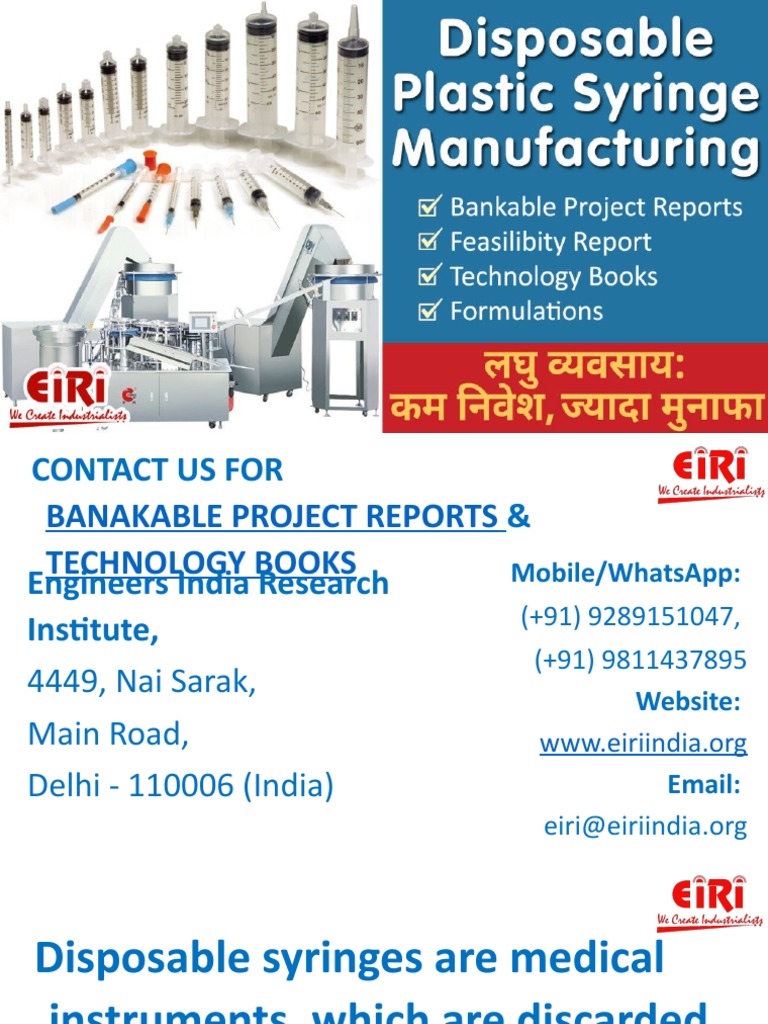 Disposable Syringes Market Report | PDF | Syringe | Surgery