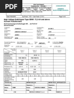 Megger Test Form | PDF | Insulator (Electricity) | Electrical ...