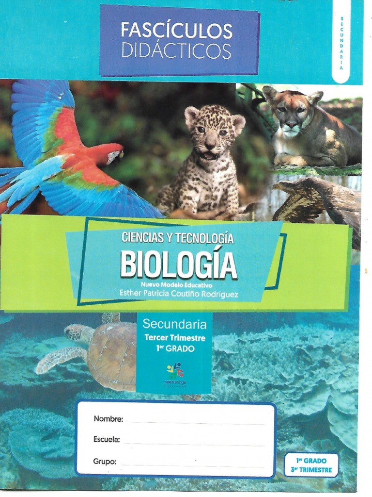 Fasciculo Biologia 3er Trimetre 1ero Sec Pdf