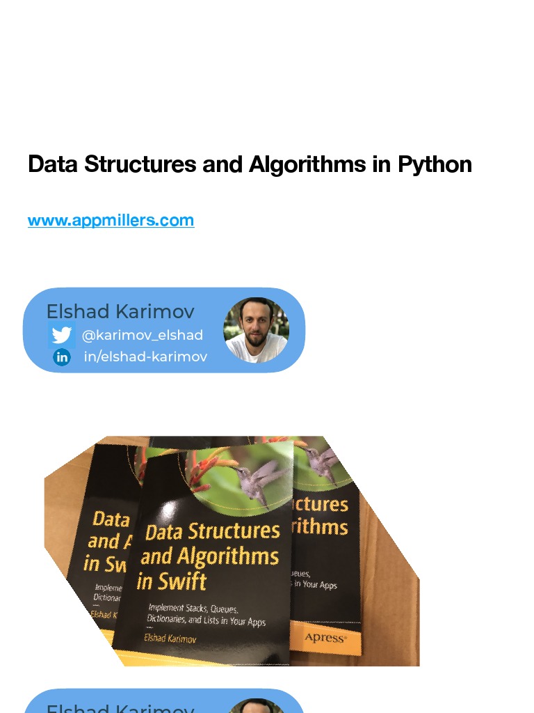 Data Structures And Algorithms In Python Slides Pdf Time Complexity 