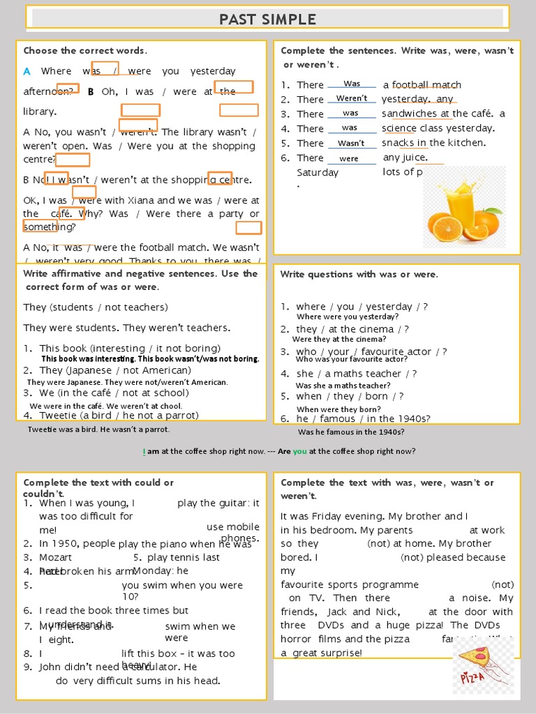 past simple worksheet 3p (2) | PDF