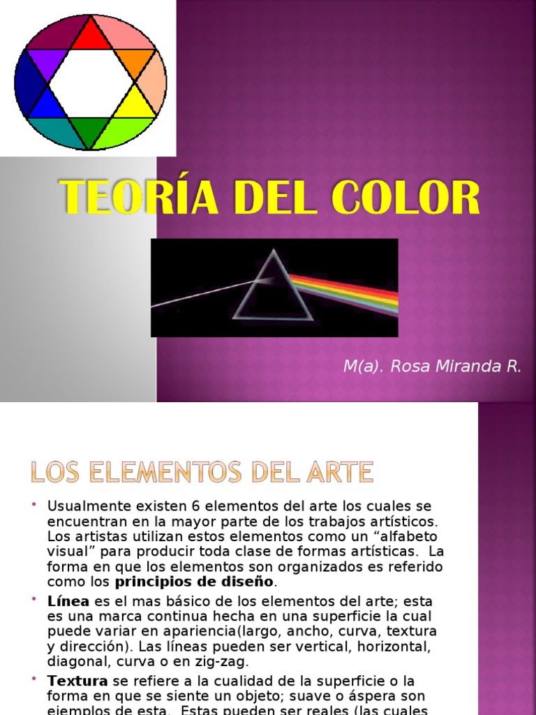 Teoria Del Color | Descargar gratis PDF | Color | Rojo