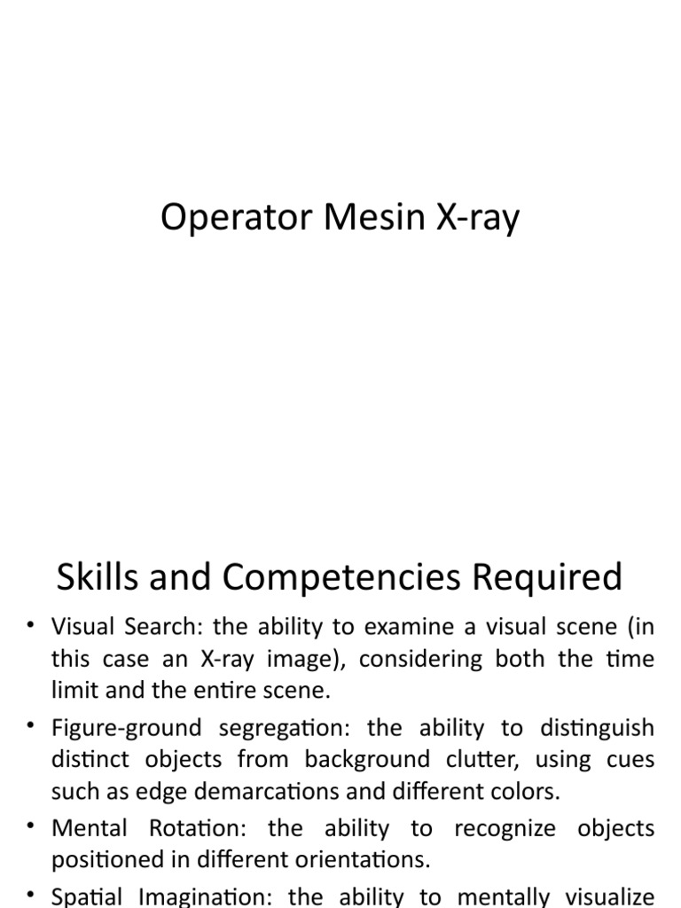Detect X-Ray Objects with Skills in Visual Search (35 characters | PDF | Improvised Explosive ...