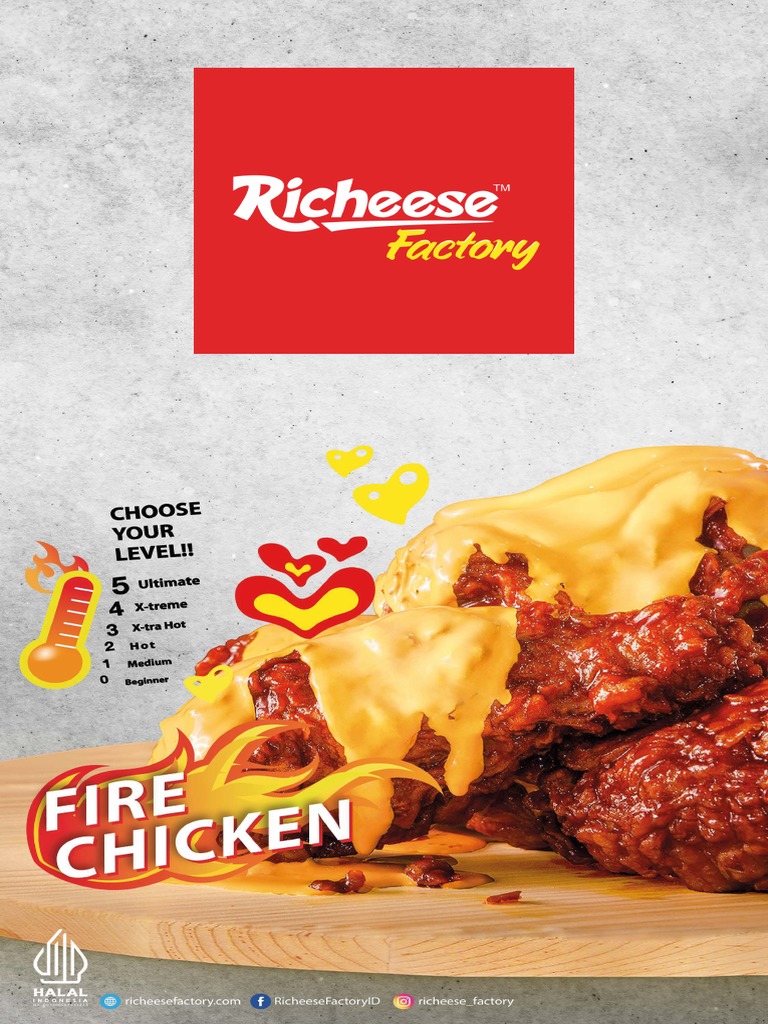 Menu Richeese Factory Indonesia 1 RB | PDF