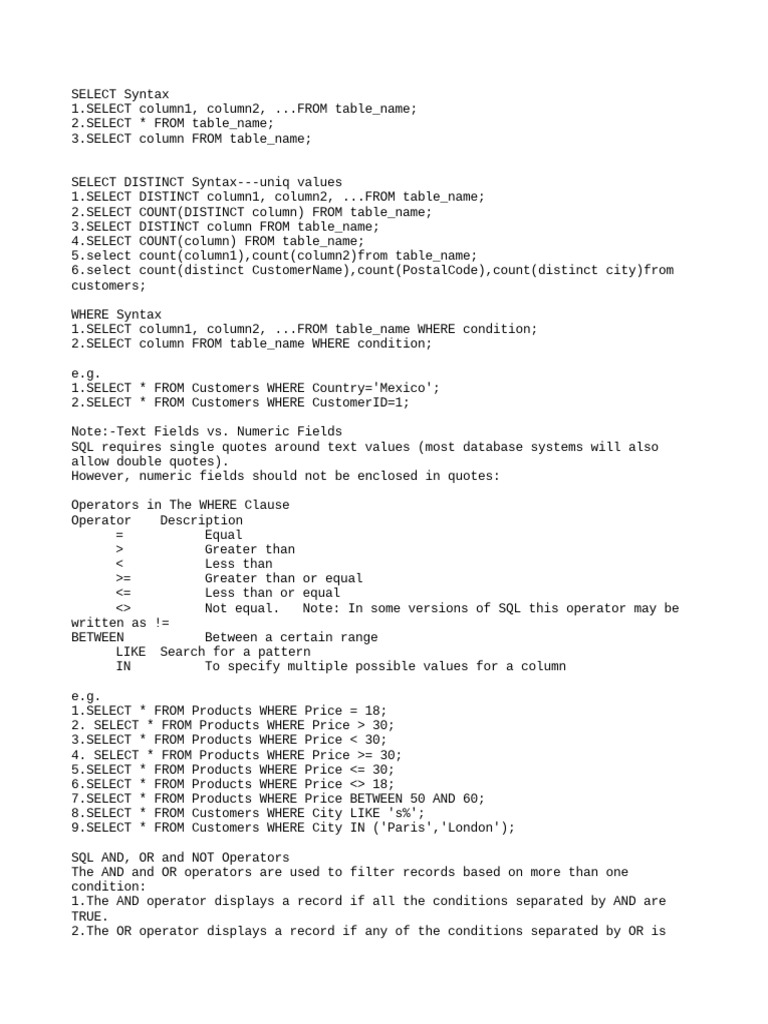 SQL Queries For Practice | PDF | Software Engineering | Data Management Software
