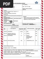 Iata Declaration Form Template Multimodal 2025 | PDF | Dangerous Goods ...