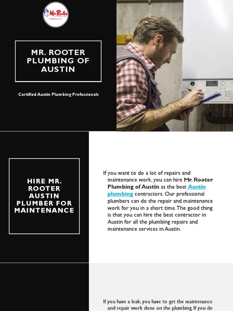Hire Mr. Rooter Austin Plumber For Maintenance | PDF | Home & Garden
