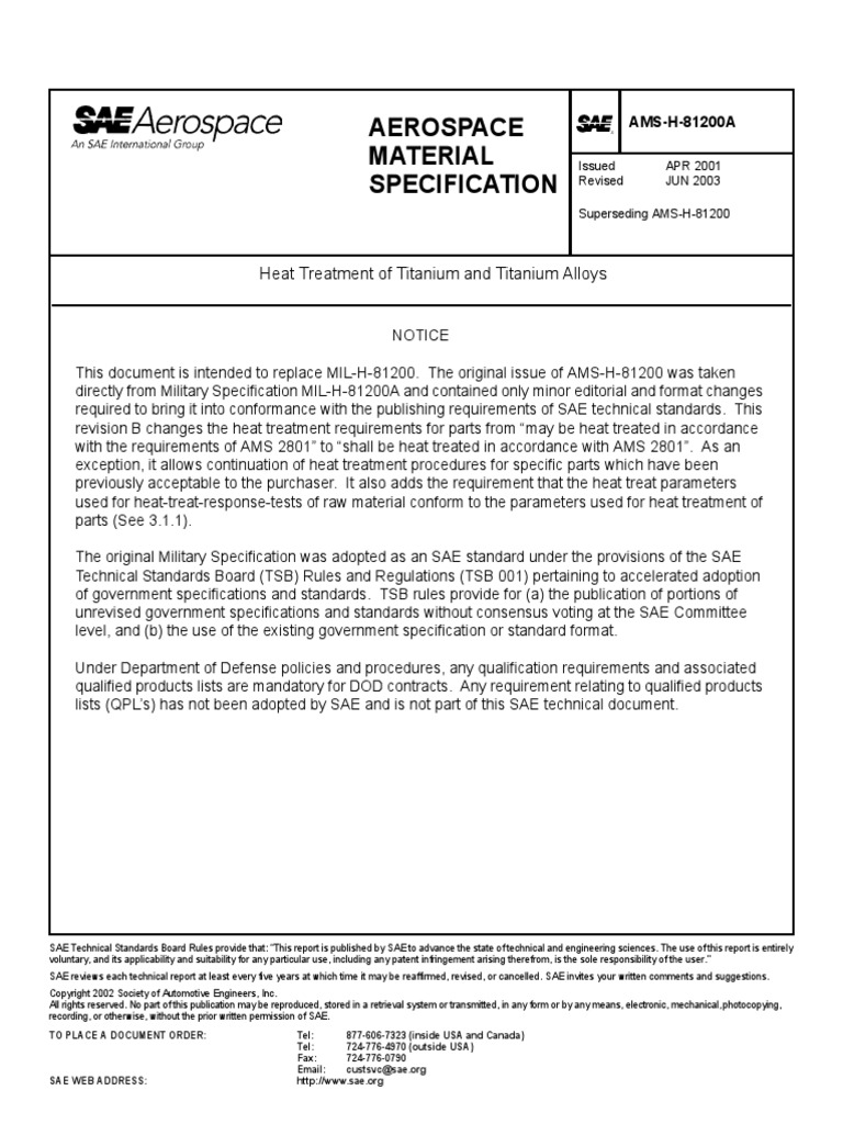 Ams 81200 | PDF | Heat Treating | Thermocouple