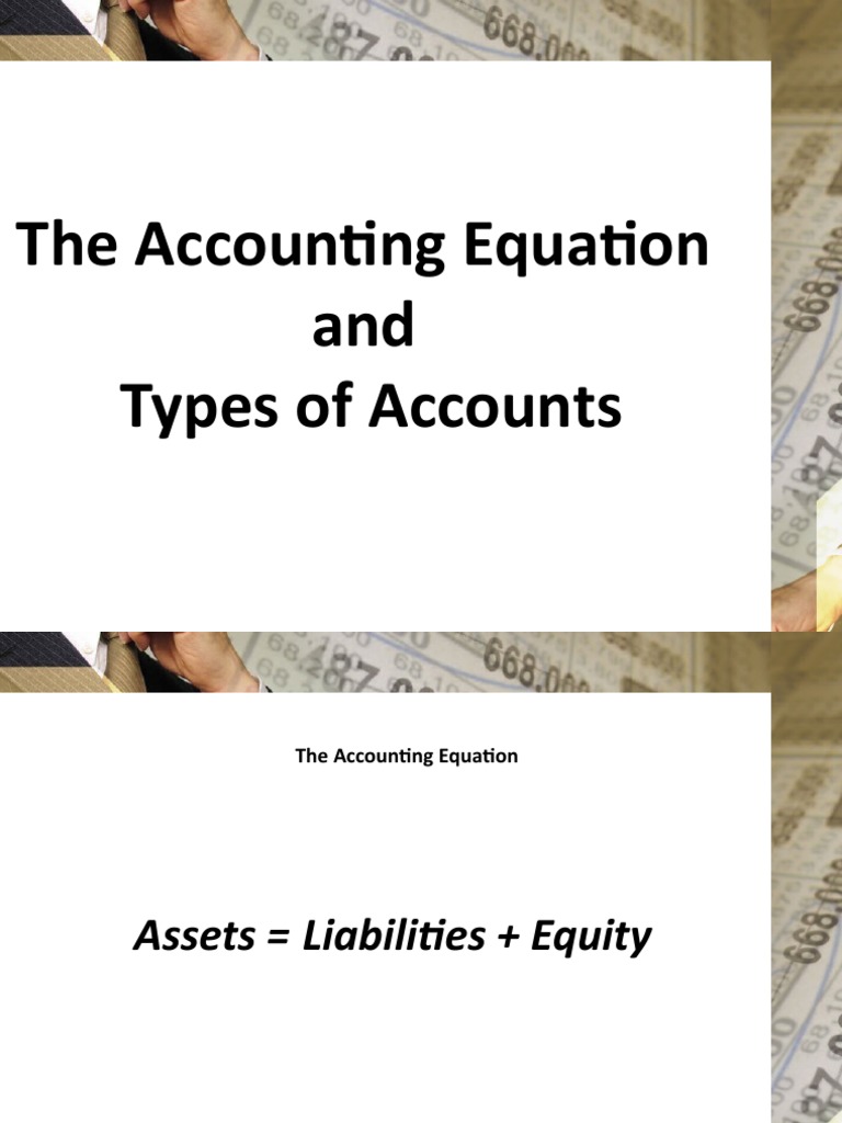 Chapter 3 - The Accounting Equation Final | PDF | Debits And Credits ...