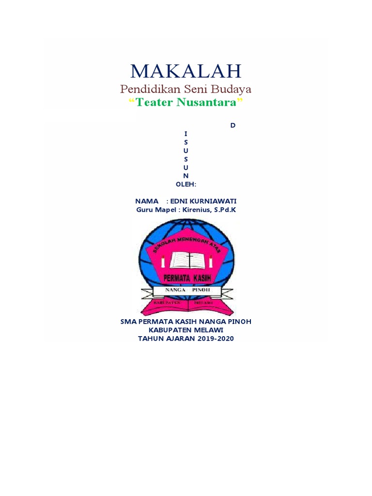 Makalah Teater Nusantara | PDF
