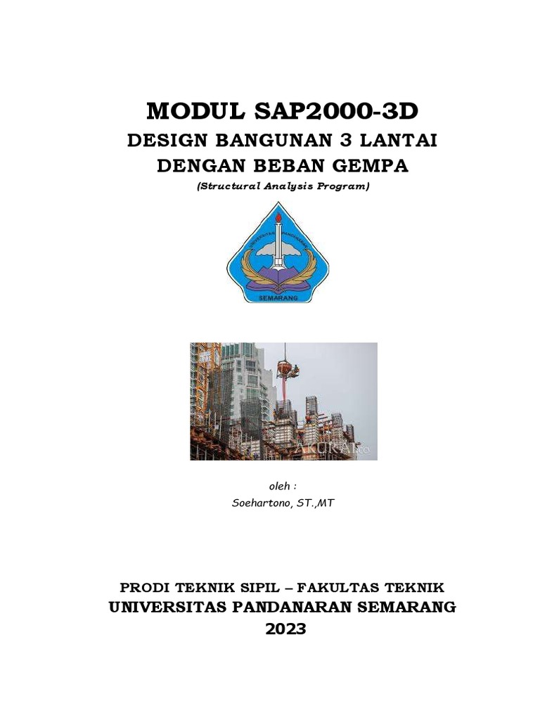 Modul SAP2000 untuk Desain Struktur 3D | PDF