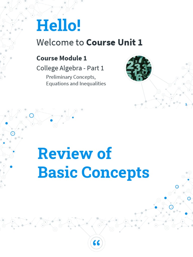 MAT1102 - Course Unit No. 2 - Part 1 | PDF | Set (Mathematics ...