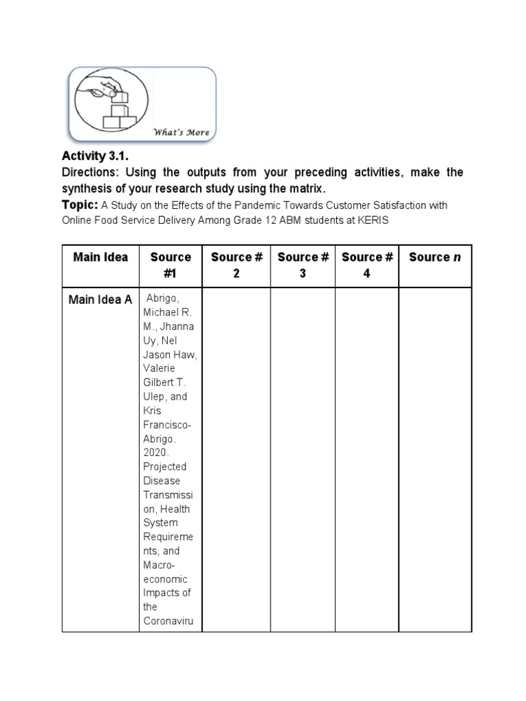 (3c) Module 3 III (P. 19, 22 & 25) Activities 3.1, 4.1 & 5.1 | PDF ...
