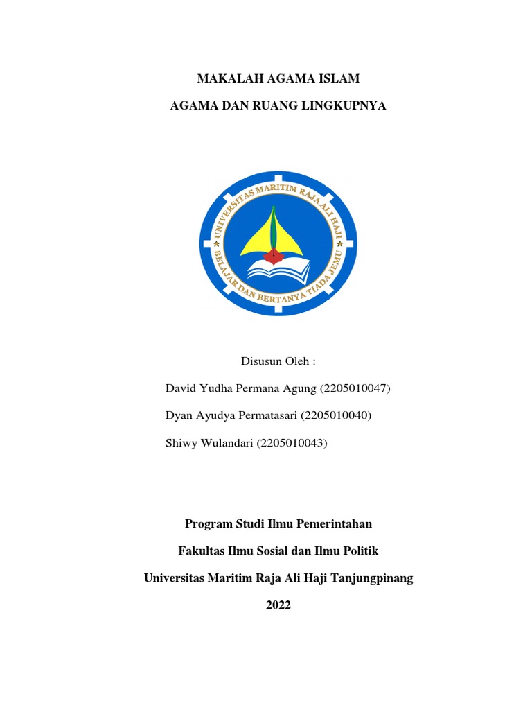 Agama dan Ruang Lingkupnya dalam Islam | PDF | Ilmu Sosial | Agama ...