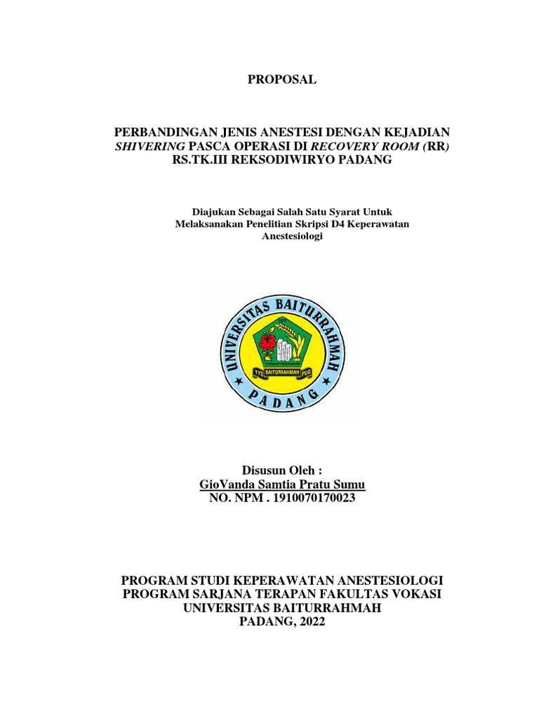 Bismillah Acc Proposal GioVanda PDF | PDF