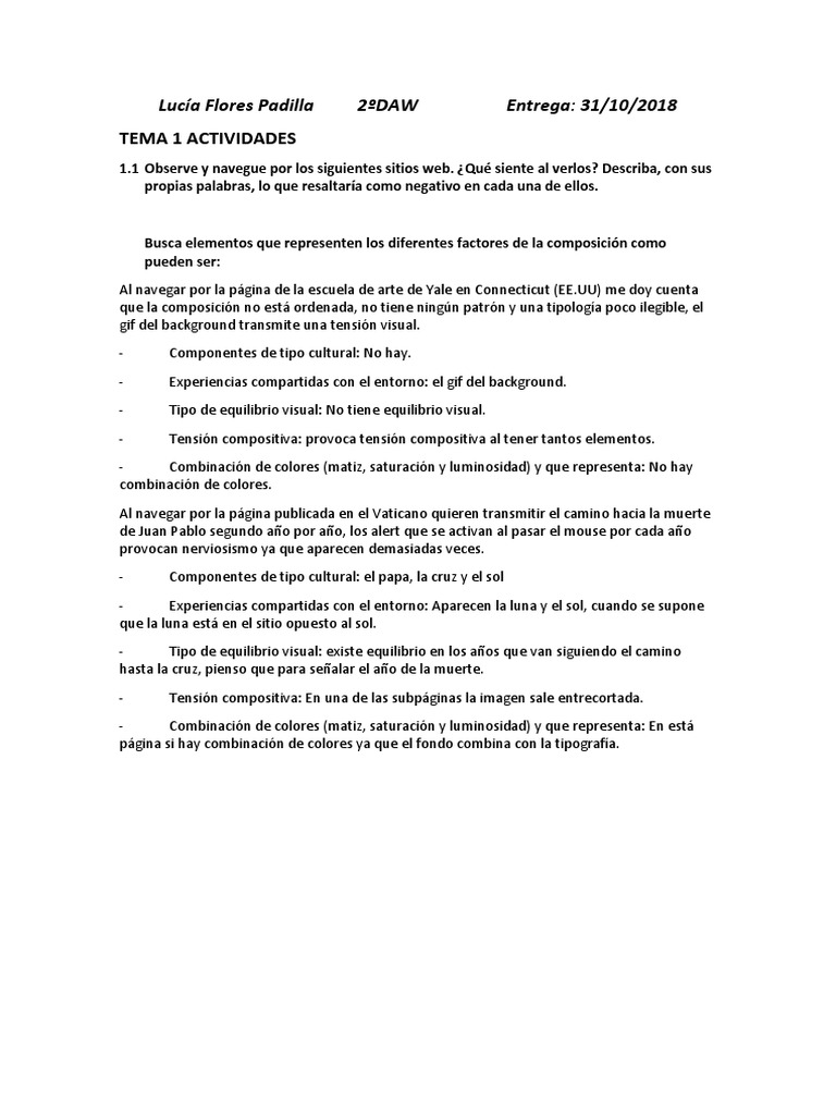 Ejercicios Interfaces Web | PDF | Red mundial | Internet y web