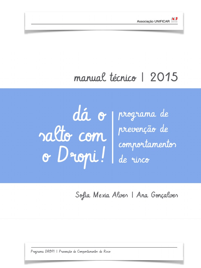 Document - Onl - Manual Tecnico 2015 Da o Salto Com o Dropi Programa de ...