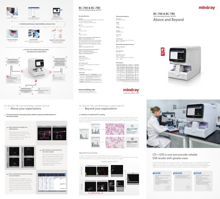 BC 760 BC 780 Brochure | PDF | Medical Specialties | Clinical Medicine