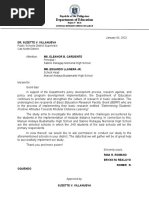 Letter. Feeding Program | PDF